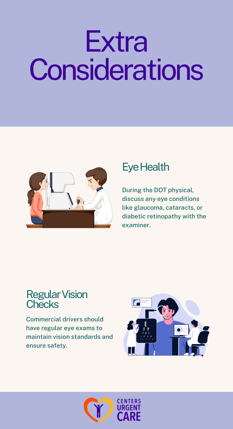 Does the DOT Physical Include a Vision Test? - Centers Urgent Care